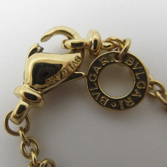 BVLGARI | Jewelry | Bvlgari 8k Gold Chain With Bvlgari Diamond Solitare ...